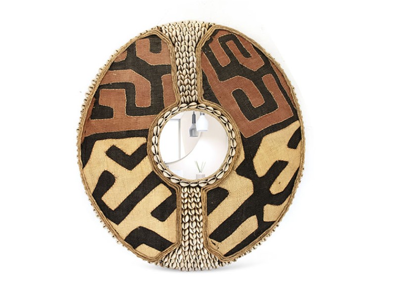 African Creative :: African Shield Mirror Design With MudCloth and ...