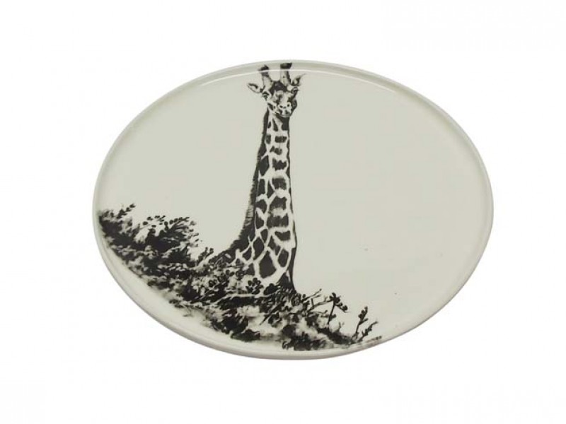 African Creative :: Ceramic Giraffe Plate