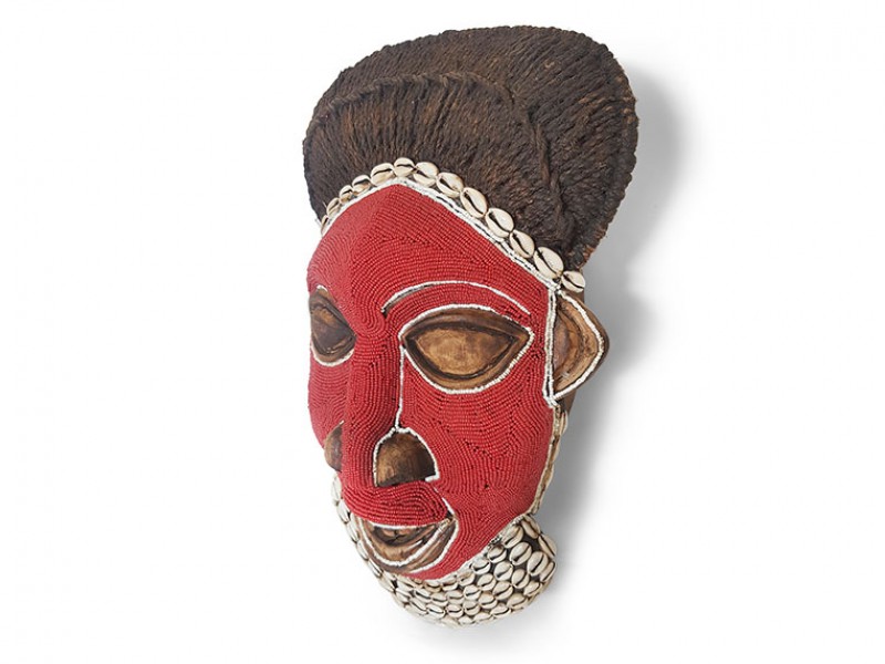 African Creative :: Large Red Bamileke Mask