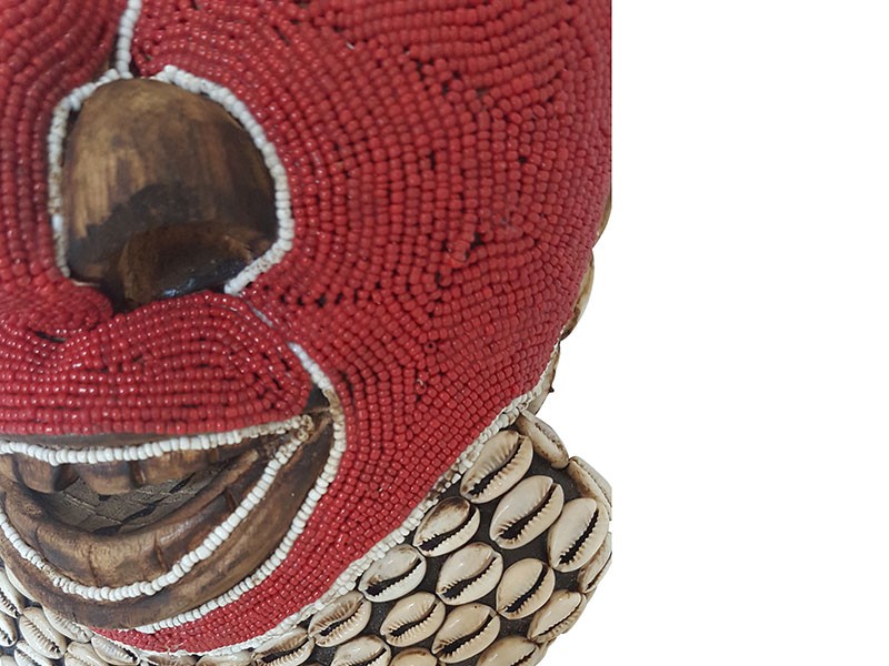 African Creative :: Large Red Bamileke Mask