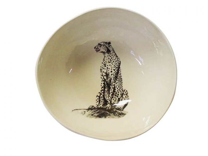 African Creative :: Ceramic Animal Design Snack Bowls