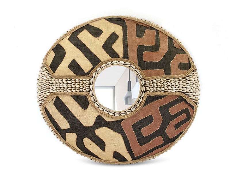 African Creative :: African Shield Mirror Design With MudCloth and ...