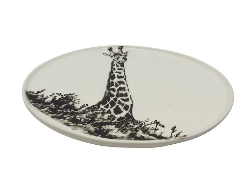 African Creative :: Ceramic Giraffe Plate